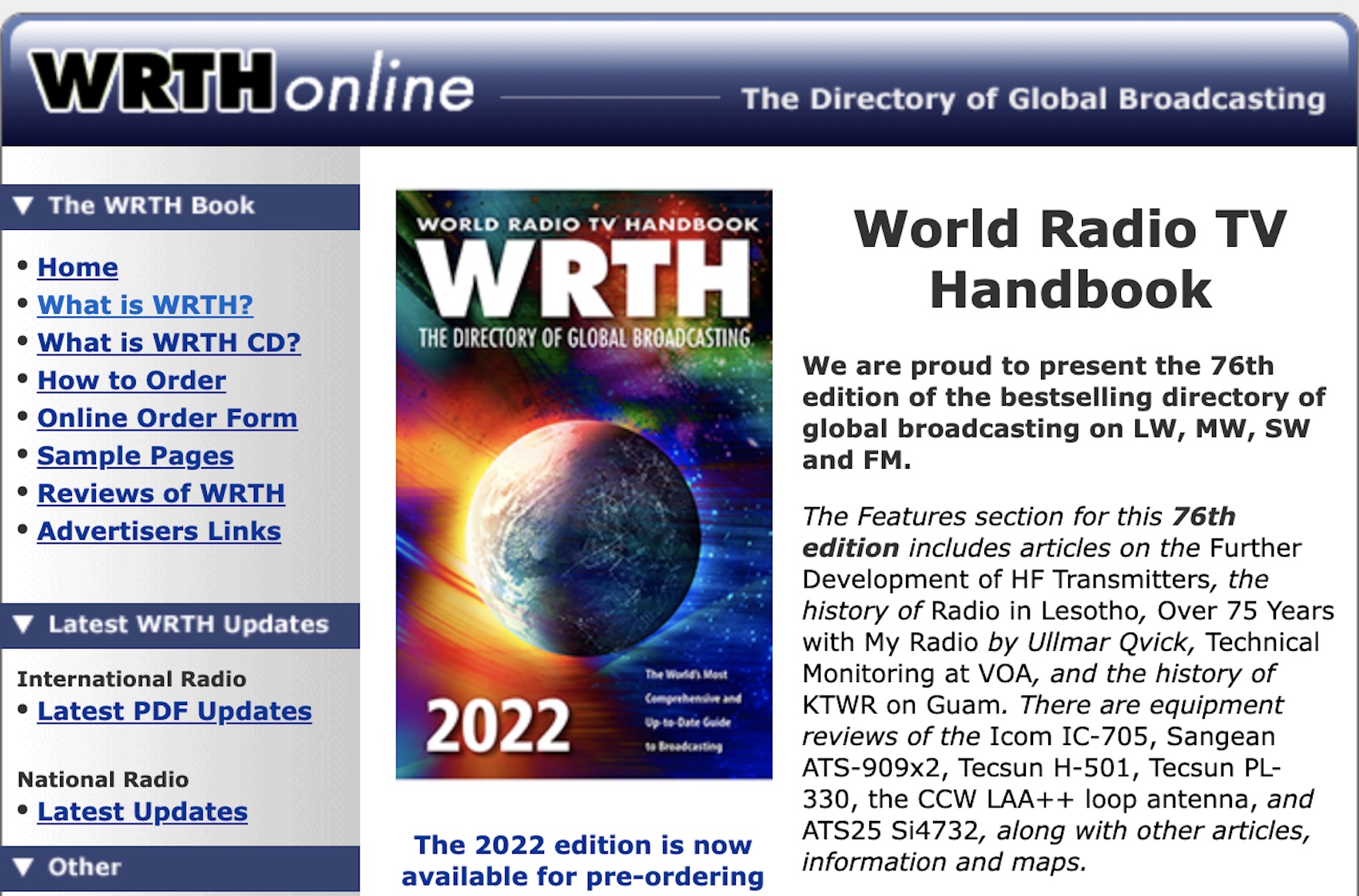 Aus für das WRTH: Die kommende Ausgabe ist die letzte - RadioBlog.eu